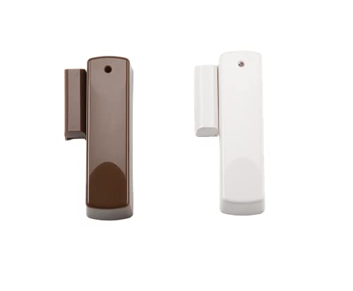 Z-wave Plus Rare Earth Magnets Door & Window Sensor, White & Brown (DWZWAVE2.5-ECO)