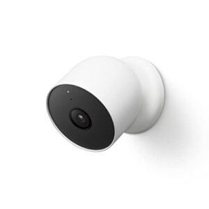 google nest cam outdoor or indoor, battery – 2nd generation – 1 pack