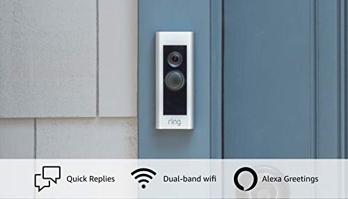 Ring Video Doorbell Pro – Upgraded, with added security features and a sleek design (existing doorbell wiring required)