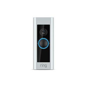 ring video doorbell pro – upgraded, with added security features and a sleek design (existing doorbell wiring required)