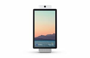 facebook portal plus – smart video calling 15.6” touch screen display with alexa – white