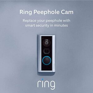 Ring Peephole Cam - Smart video doorbell, HD video, 2-way talk, easy installation