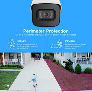 Amcrest UltraHD 4K (8MP) Outdoor Bullet POE IP Camera, 3840x2160, 98ft NightVision, 2.8mm Lens, IP67 Weatherproof, MicroSD Recording, White (IP8M-2496EW-V2)