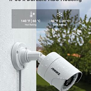 ANNKE 5MP Lite Wired Security Camera System with AI Human/Vehicle Detection, H.265+ 8CH Surveillance DVR with 1TB Hard Drive and 8 x 1080p HD Outdoor CCTV Camera, 100 ft Night Vision, Remote Access