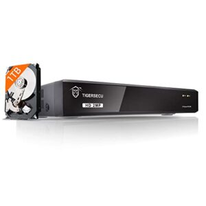 tigersecu super hd 1080p 8-channel hybrid 4-in-1 dvr security recorder with 1tb hard drive, for 2mp tvi/ahd/cvi/analog cameras (cameras not included)