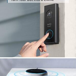 eufy security, Video Doorbell (Battery-Powered) Kit, 2K Resolution, 180-Day Battery Life, Encrypted Local Storage, No Monthly Fees, HomeBase with High-Power Wi-Fi and Built-in Storage