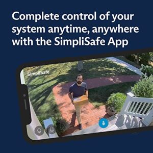 SimpliSafe 7 Piece Wireless Outdoor Camera Home Security System - Optional 24/7 Professional Monitoring - No Contract - Compatible with Alexa and Google Assistant