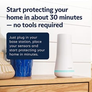 SimpliSafe 7 Piece Wireless Outdoor Camera Home Security System - Optional 24/7 Professional Monitoring - No Contract - Compatible with Alexa and Google Assistant