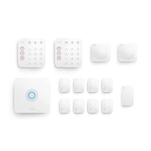 ring alarm 14-piece kit (2nd gen) – home security system with optional 24/7 professional monitoring – works with alexa