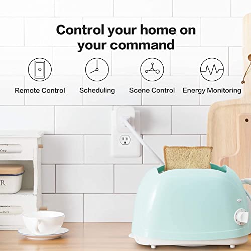 Aqara Smart Plug, REQUIRES AQARA HUB, Zigbee, with Energy Monitoring, Overload Protection, Scheduling and Voice Control, Works with Alexa, Google Assistant, IFTTT, and Apple HomeKit Compatible