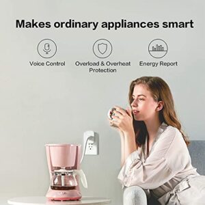 Aqara Smart Plug, REQUIRES AQARA HUB, Zigbee, with Energy Monitoring, Overload Protection, Scheduling and Voice Control, Works with Alexa, Google Assistant, IFTTT, and Apple HomeKit Compatible