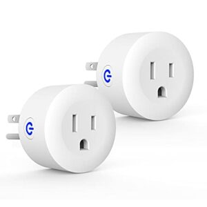 cmars smart plug, zigbee switch mini smart outlet works with st, alexa, echo (4th gen) echo plus (2nd) google home, works as a range extender, hub required （2 pack）