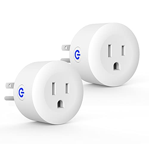 CMARS Smart Plug, ZigBee Switch Mini Smart Outlet Works with ST, Alexa, Echo (4th gen) Echo Plus (2nd) Google Home, Works as a Range Extender, Hub Required （2 Pack）