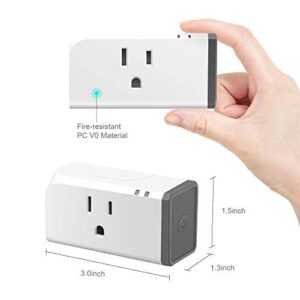 SONOFF S31 Lite 15A WiFi Smart Plug ETL Certified, Smart Socket Outlet Timer Switch, Compatible with Alexa & Google Home Assistant, IFTTT Supporting, No Hub Required,2.4 Ghz WiFi Only 4-Pack