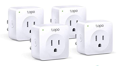 TP-Link Tapo Smart Plug Mini, Smart Home Wifi Outlet Works with Alexa Echo & Google Home, No Hub Required, New Tapo APP Needed (P100 4-pack)