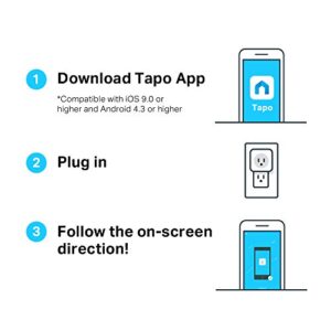 TP-Link Tapo Smart Plug Mini, Smart Home Wifi Outlet Works with Alexa Echo & Google Home, No Hub Required, New Tapo APP Needed (P100 4-pack)