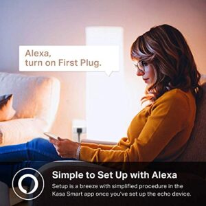 Kasa Smart Plug Mini, Smart Home Wi-Fi Outlet Works with Alexa & Google Home, Wi-Fi Simple Setup, No Hub Required – A Certified for Humans Device (HS105)