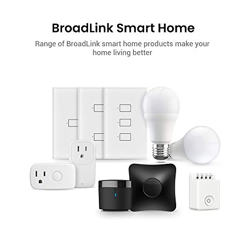 BroadLink Smart Plug, Mini Wi-Fi Timer Outlet Socket Works with Alexa/Google Home/IFTTT, No Hub Required, Remote Control Anywhere (3-Pack)