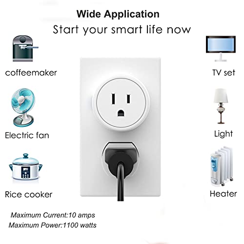 Sparkleiot Zigbee Smart Plug Outlet forPhilipsHue Mini Remote Voice Control with Alexa, Compatible with Google Home SmartThings Hub Required