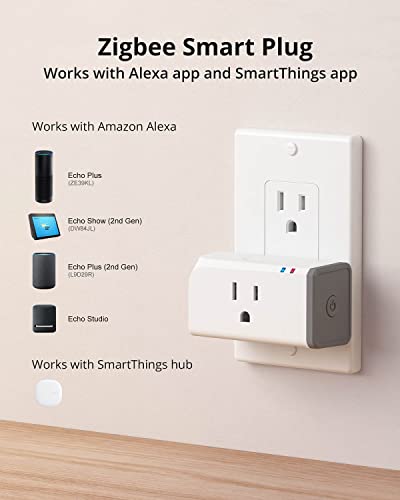 SONOFF S31 Lite 15A Zigbee Smart Plug ETL Certified, Works with SmartThings, and Amazon Echo Plus, Hub Needed for Amazon Alexa