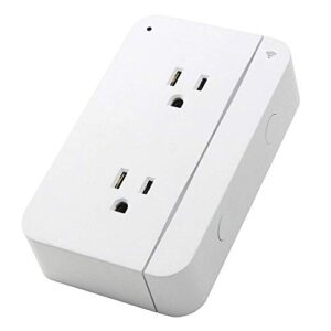 connectsense cs-so-2 smart outlet² plug, white