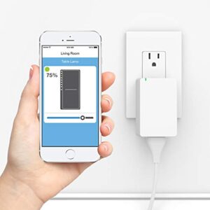 Insteon Smart Lamp Dimmer Plug-in Module, 2-Pin, 2457D2 Hub Required for Voice Control with Alexa & Google Assistant