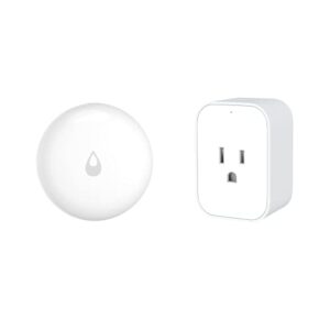 aqara water leak sensor plus aqara smart plug, requires aqara hub, zigbee, for smart home automation