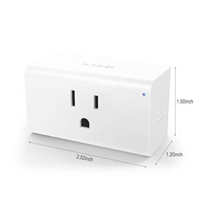 Tenda Beli Smart Plug, Mini Smart WiFi Outlet Works with Alexa Echo & Google Home | No Hub Required | App Remote Control