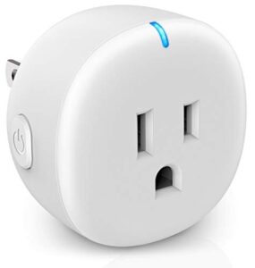 smart plug amysen : smart wifi outlet, compatible with alexa and google home, etl certified, only supports 2.4ghz network, no hub required, control your devices from anywhere