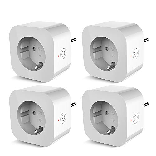 4PCS Elelight PE1004T Smart Sockets Remote Control Outlet with Timing Function,EU Plug