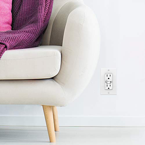 Swidget Customizable Outlet - Add a Wi-Fi or Z-Wave Insert to make it a smart outlet, smart plug, Wi-Fi Plug, Z-Wave Plug. Compatible with Alexa, Google Assistant, IFTTT. 15Amp, Tamper Resistant, ETL