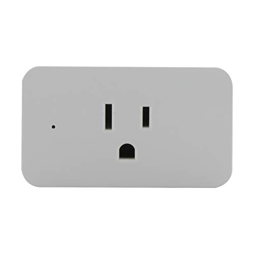 Satco S11270 Starfish 3-Inch On/Off and Dimmer WiFi Smart Plug Outlet, Works with Siri, Alexa, Google Assistant, SmartThings, White