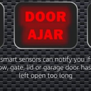 Garage Door Kit, YoLink 1/4 Mile World's Longest Range Garage Door Sensor and Controller Compatible with Alexa IFTTT, Garage Door Opener App Remote Control Open Close Notification, YoLink Hub Required