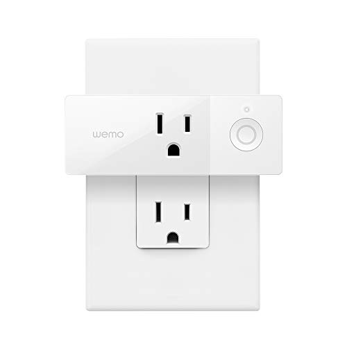 Wemo Mini Smart Plug Compatible with Alexa, Google Assistant & Apple HomeKit, 5-pack (Certified Refurbished)