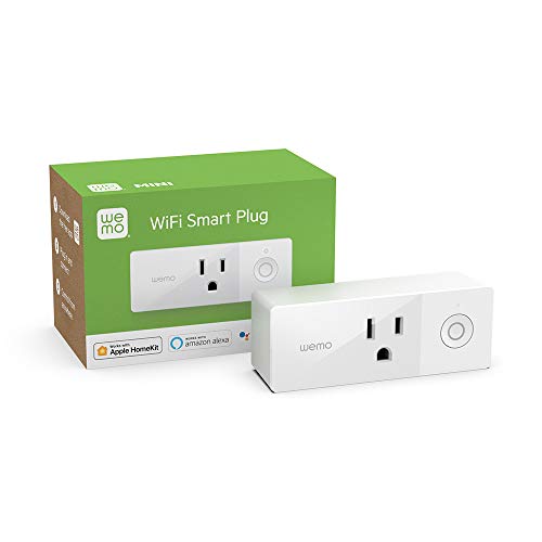 Wemo Mini Smart Plug Compatible with Alexa, Google Assistant & Apple HomeKit, 5-pack (Certified Refurbished)