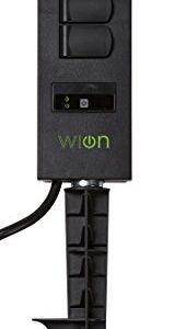 WiOn 50053 Outdoor Wi-Fi Plug-In Yard Stake With Smartphone Or Tablet Automation for up to 12 devices; 3 Grounded Outlets And 6 Foot Cord