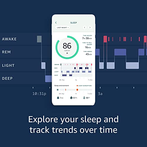 Introducing Amazon Halo Rise - Bedside Sleep Tracker with Wake-up Light and Smart Alarm