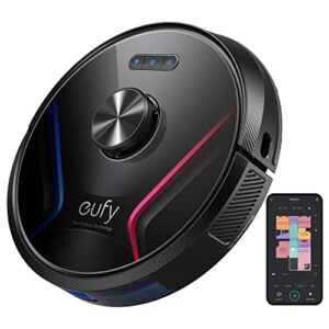 eufy by anker, robovac x8, robot vacuum with ipath laser navigation, twin-turbine technology generates 2000pa x2 suction, ai. map 2.0 technology, wi-fi, perfect for pet owner