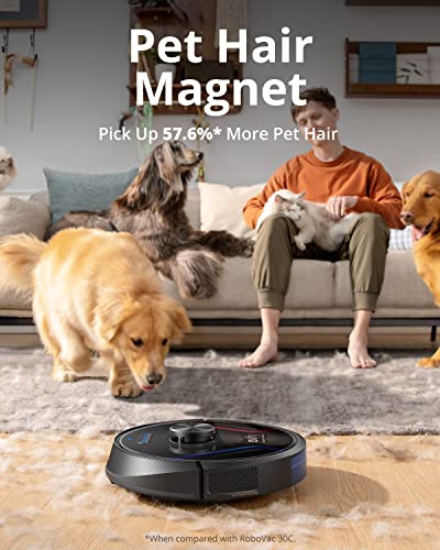 eufy by Anker, RoboVac X8, Robot Vacuum with iPath Laser Navigation, Twin-Turbine Technology generates 2000Pa x2 Suction, AI. Map 2.0 Technology, Wi-Fi, Perfect for Pet Owner