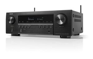 denon avr-s760h 7.2 ch avr – 75 w/ch (2021 model), advanced 8k upscaling, dolby atmos height virtualization, dts virtual:x & more, wireless streaming, built-in heos, amazon alexa voice control