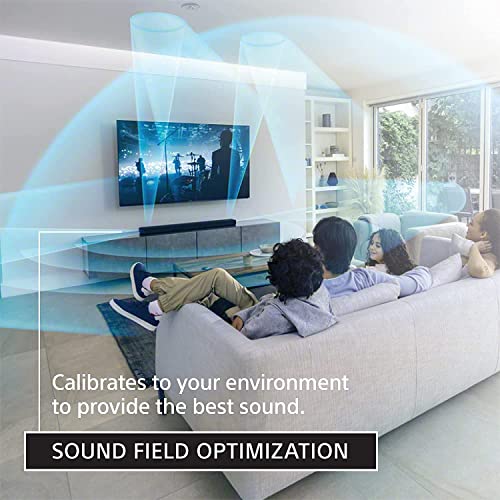 Sony HT-A5000 5.1.2ch Dolby Atmos Sound Bar Surround Sound Home Theater with DTS:X and 360 Spatial Sound Mapping, works with Alexa and Google Assistant