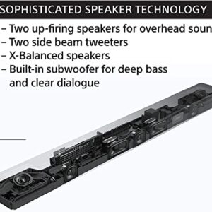 Sony HT-A5000 5.1.2ch Dolby Atmos Sound Bar Surround Sound Home Theater with DTS:X and 360 Spatial Sound Mapping, works with Alexa and Google Assistant