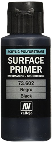 Vallejo Black Primer Acrylic Polyurethane, 60ml