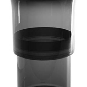 Botto The Adjustable Airtight Container PRO | Push Down To Remove Air And Adjust Contents Between 16 oz & 32 oz (Black)