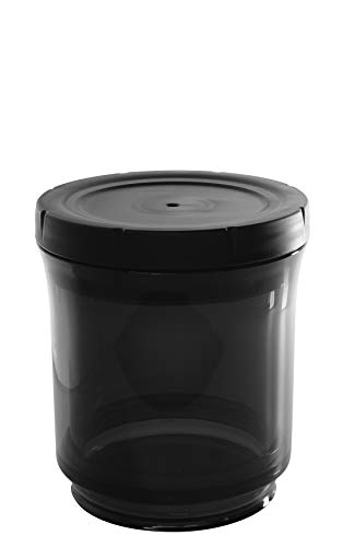 Botto The Adjustable Airtight Container PRO | Push Down To Remove Air And Adjust Contents Between 16 oz & 32 oz (Black)