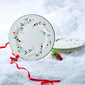 Pfaltzgraff Winterberry 10-1/2-Inch Dinner Plates, Set of 4