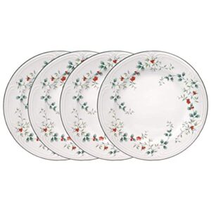 Pfaltzgraff Winterberry 10-1/2-Inch Dinner Plates, Set of 4