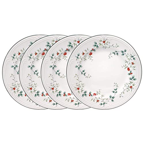 Pfaltzgraff Winterberry 10-1/2-Inch Dinner Plates, Set of 4