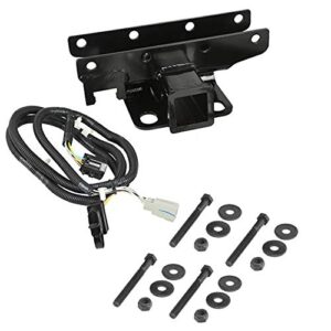 rugged ridge 11580.51 trailer hitch kit, wiring harness; 07-18 jeep wrangler jk