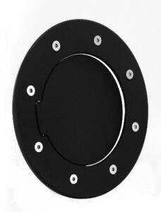 all sales 6092k black billet aluminum ring and fuel door